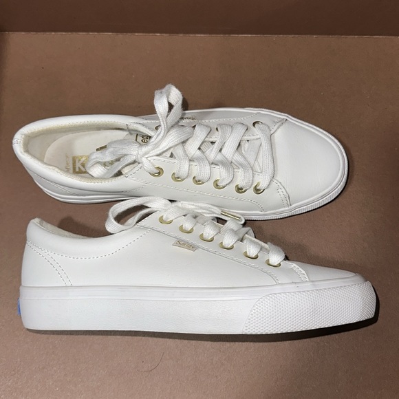 Keds | Shoes | New Keds Jumpkick Laceup White Leather Sneakers | Poshmark
